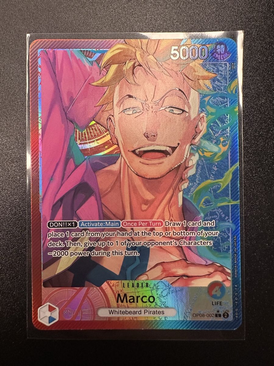 One Piece Marco Alt Art Leader OP08-002 (Gebraucht) in Walliswil b ...