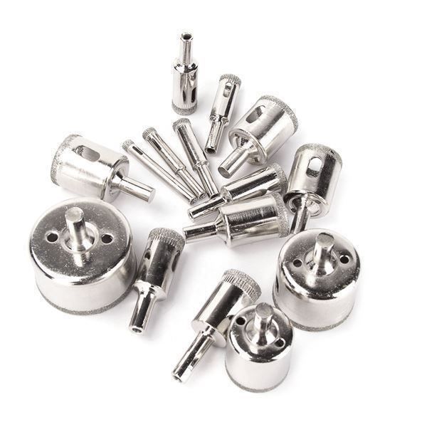15x Glasbohrer Diamantbohrer Set 6-50mm | Kaufen auf Ricardo