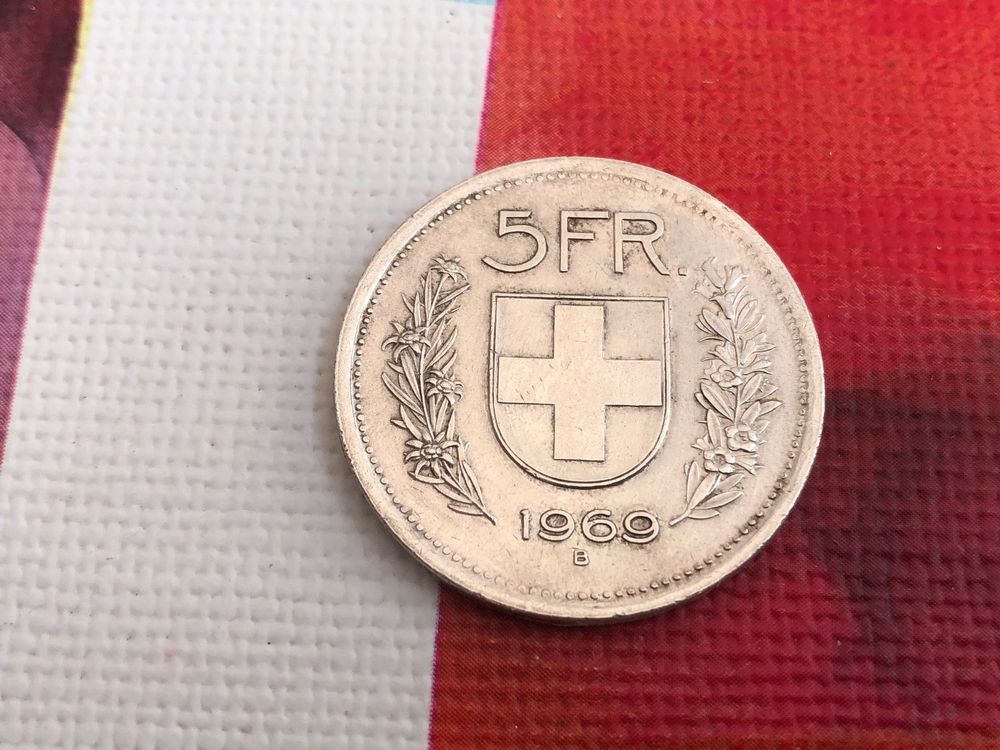 Schweiz 5 Franken 1969 Silber Rar | Kaufen auf Ricardo
