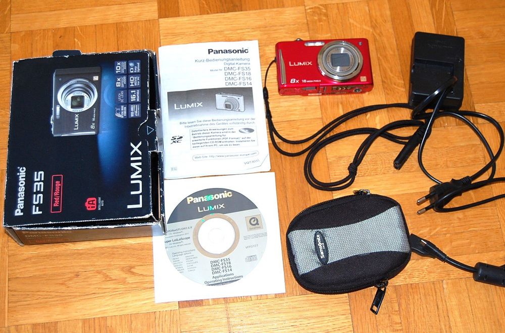 Panasonic LUMIX FS35 (red) (Gebraucht) in für CHF 46.9 – mit Lieferung ...