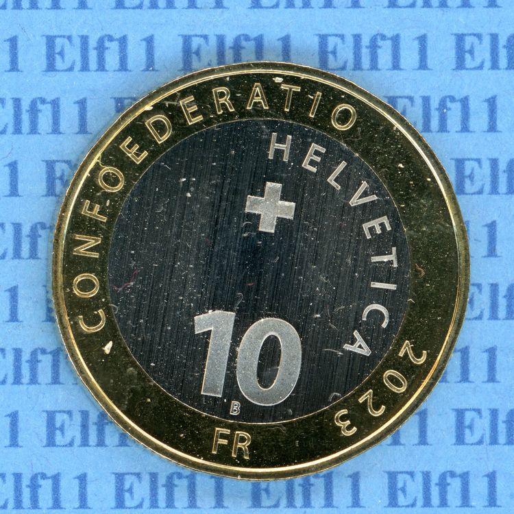 CHF__10.00 2023 R-Glet. stgl * aus Stgl-Münzsatz! 10 Franken | Kaufen auf Ricardo