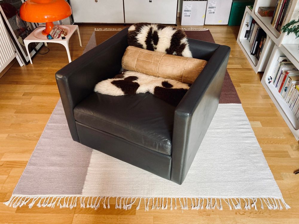 Knoll / Pfister Lounge Chair / Leather / NP 2600.- (Defekt) in ...