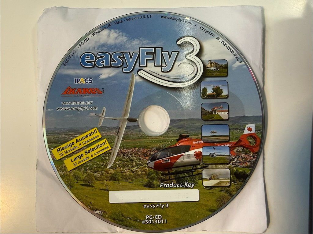 EasyFly 3 Flight Simulator mit USB-Controller Easy Commander (Gebraucht ...
