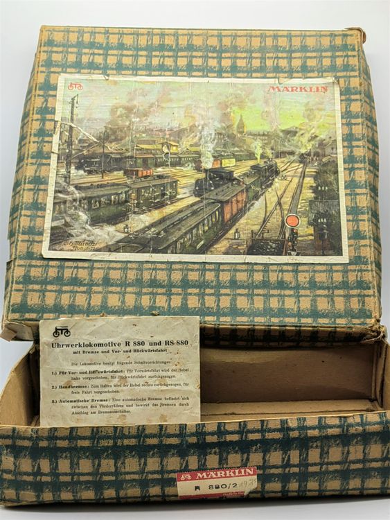 Spur 0 Märklin Zug R 880 Uhrwerk mit 3 Wagen, OVP (Gebraucht) in Basel ...