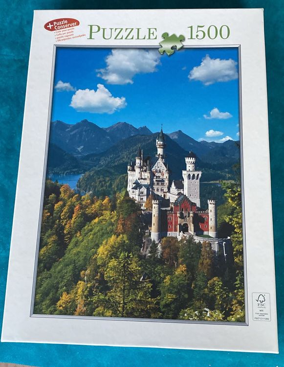 Puzzle von Schloss Neuschwanstein mit 1500 Teilen (Neu (gemäss Beschreibung)) in Zwingen für CHF ...