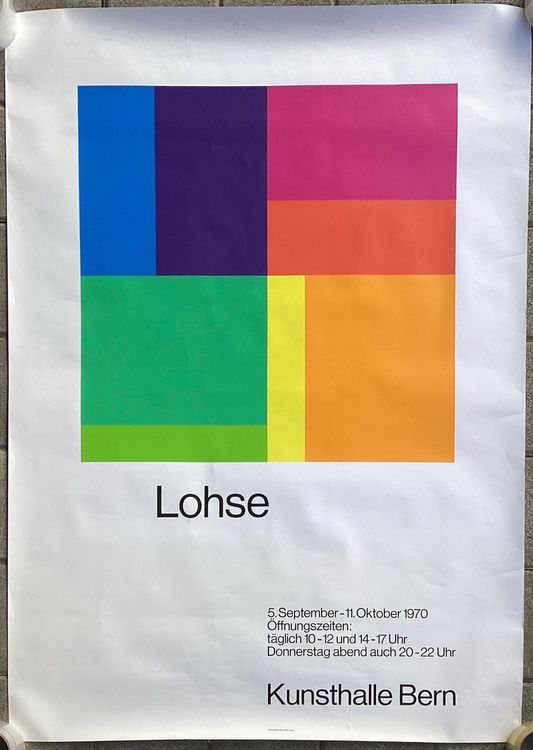 Richard Paul LOHSE (1902-1988) Grosse Serigraphie (Gebraucht) in Root ...