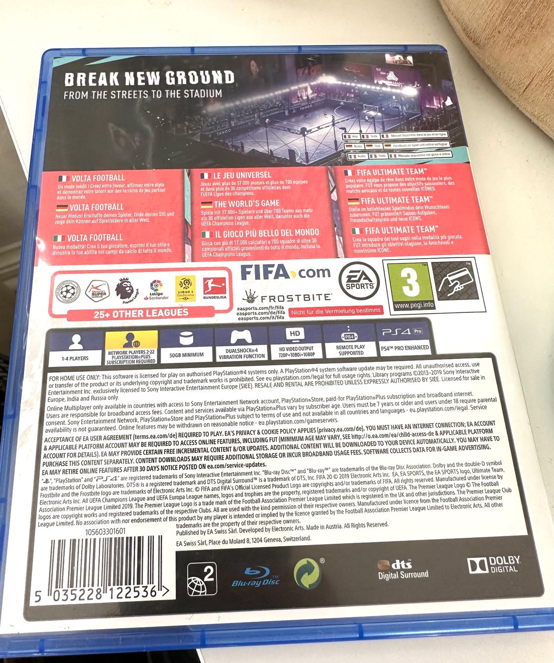 🟢 NEUF FIFA 20 PS4 Emirates NEUF Jeu vidéo VideoSpiel NEU (Neuf avec ...