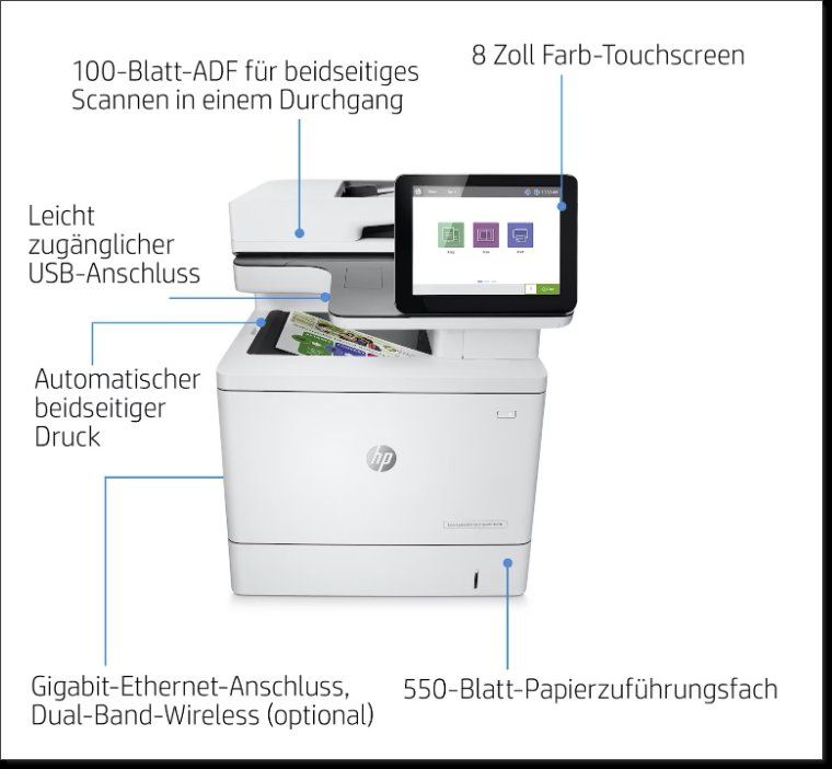 HP Color Laserjet Enterprise MFP M577 | Kaufen auf Ricardo
