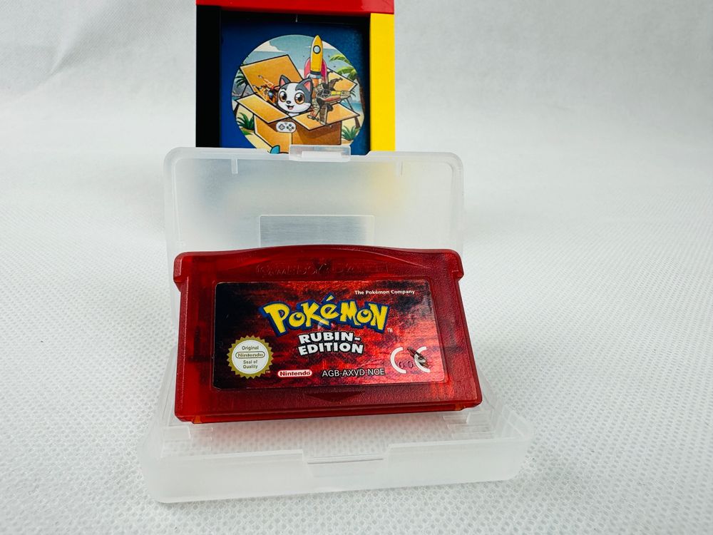 Game Boy Advance Spiel GBA Pokémon Rubin Edition deutsch (Gebraucht) in ...