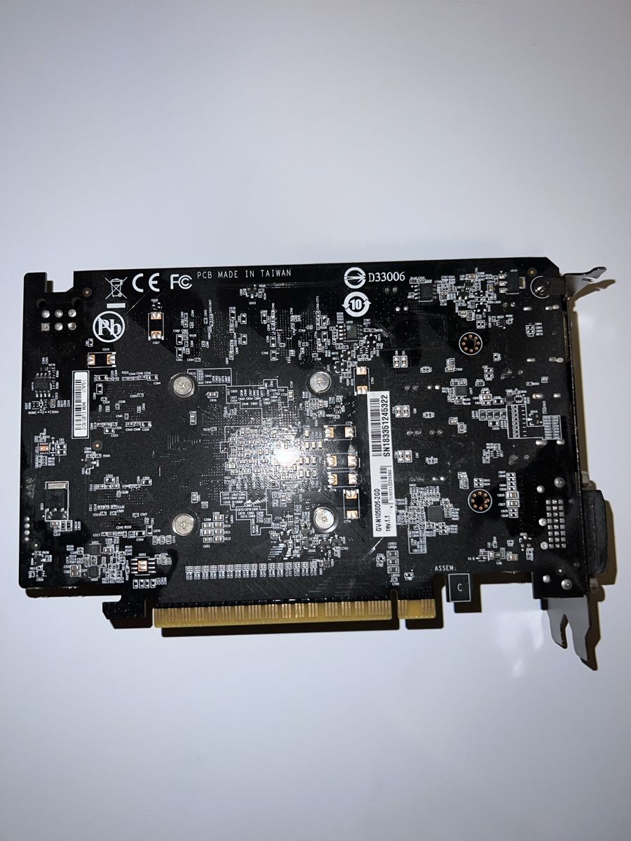 Gigabyte GeForce GTX 1050 2GB GDDR5 (GV-N1050D5-2GD) PCIe (Gebraucht ...