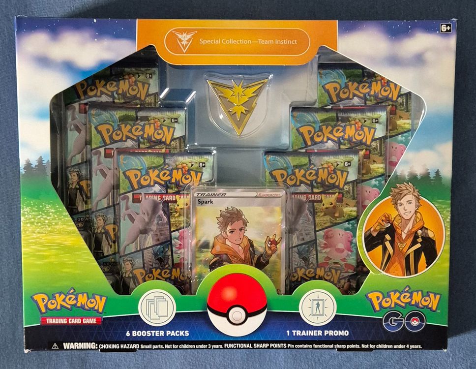 Pokémon Go Special Collection Team Instinct Box OVP (Neu und ...