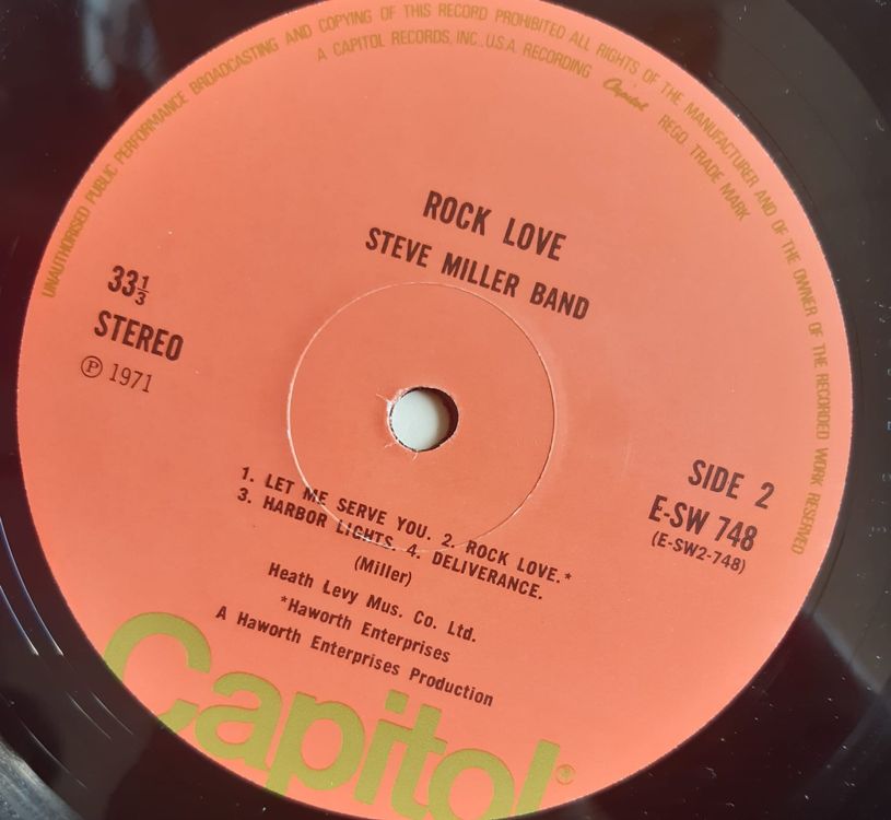 Steve Miller Band: Rock Love (Gebraucht) in Frick für CHF 12 – mit ...