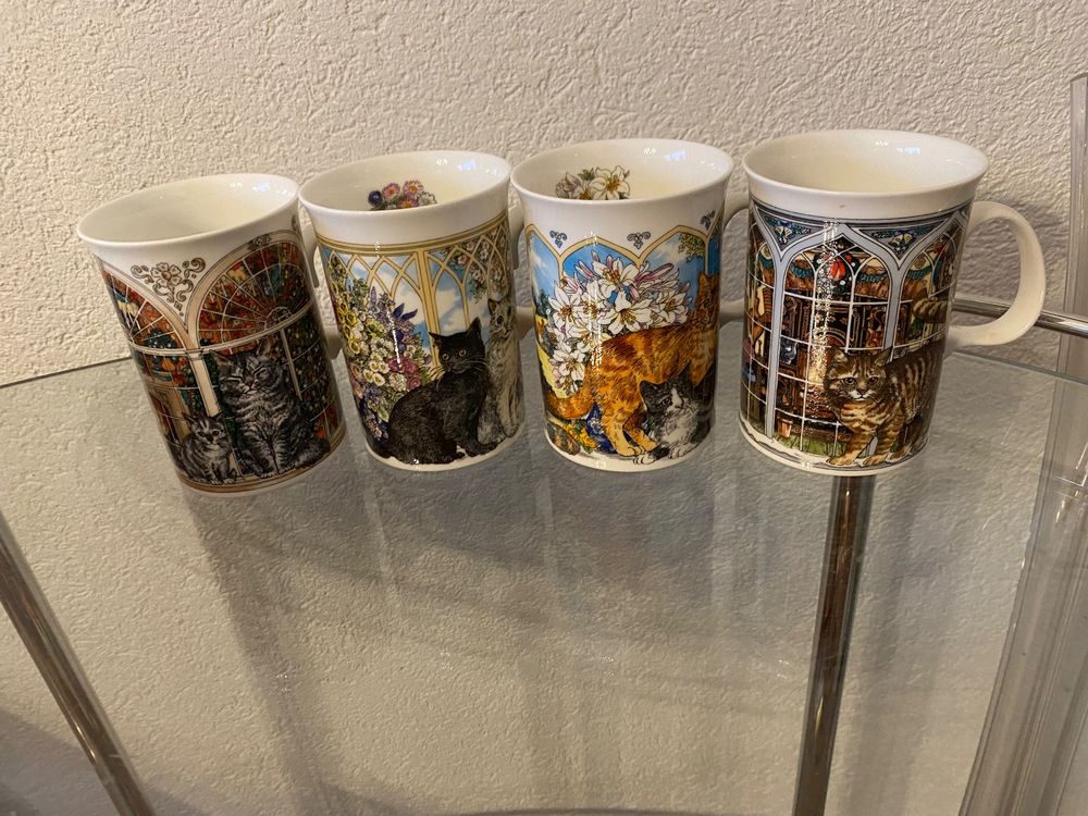 Tee - Tassen mit 4 Jahreszeiten Deko Markle Dunoon (Neu (gemäss ...