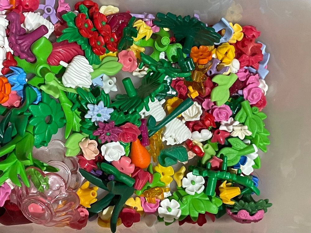 Playmobil diverses Büsche und Blumen mit Ranger-Feuerstelle (Gebraucht ...