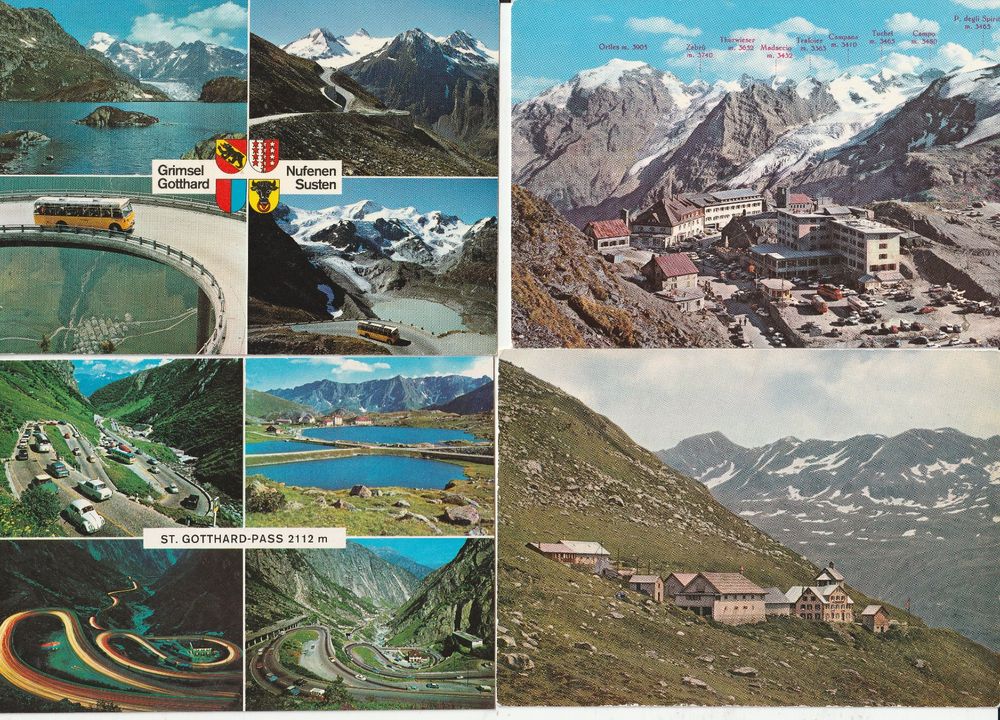 16 Karten Alpenpässen Schweiz (Gebraucht) in Lumbrein für CHF 6 – mit Lieferung auf Ricardo kaufen