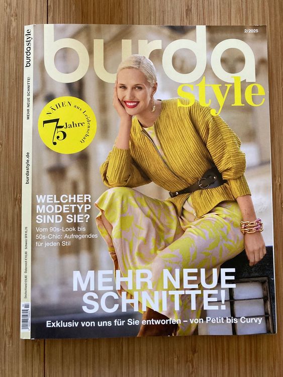 Burda Style Magazin 02/2025 Nähen Schnittmuster Gr. 36-56 | Kaufen auf ...