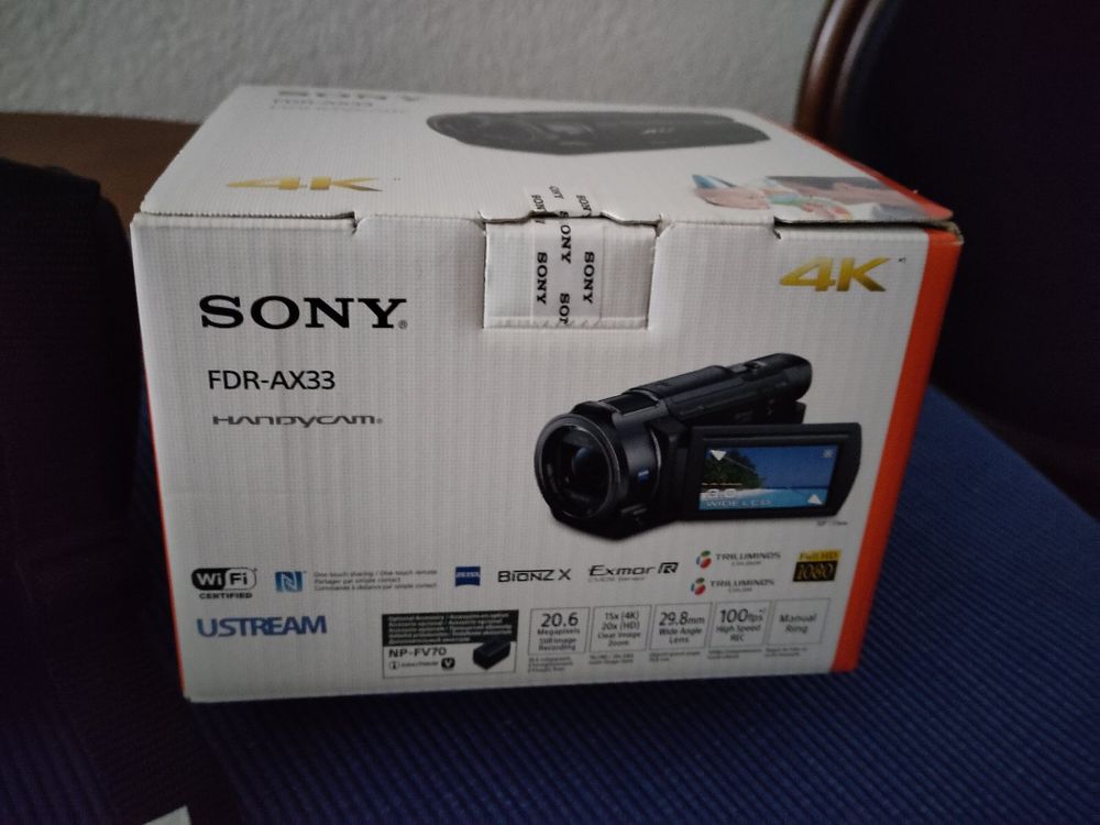 Sony FDR-AX33 4K Camcorder (Gebraucht) in Binz für CHF 350 – nur ...