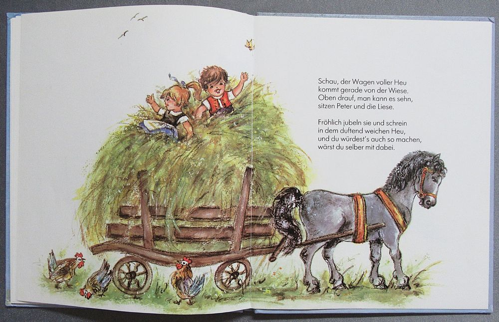 Auf dem Bauernhof - ein Bilderbuch von Lore Hummel (Gebraucht) in ...