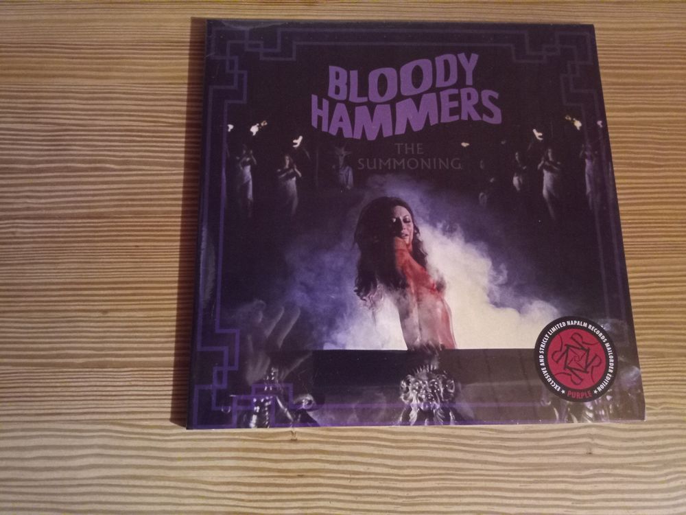 Bloody Hammers-The Summoning 12'' Purple Vinyl Limited 200 (Neu und ...