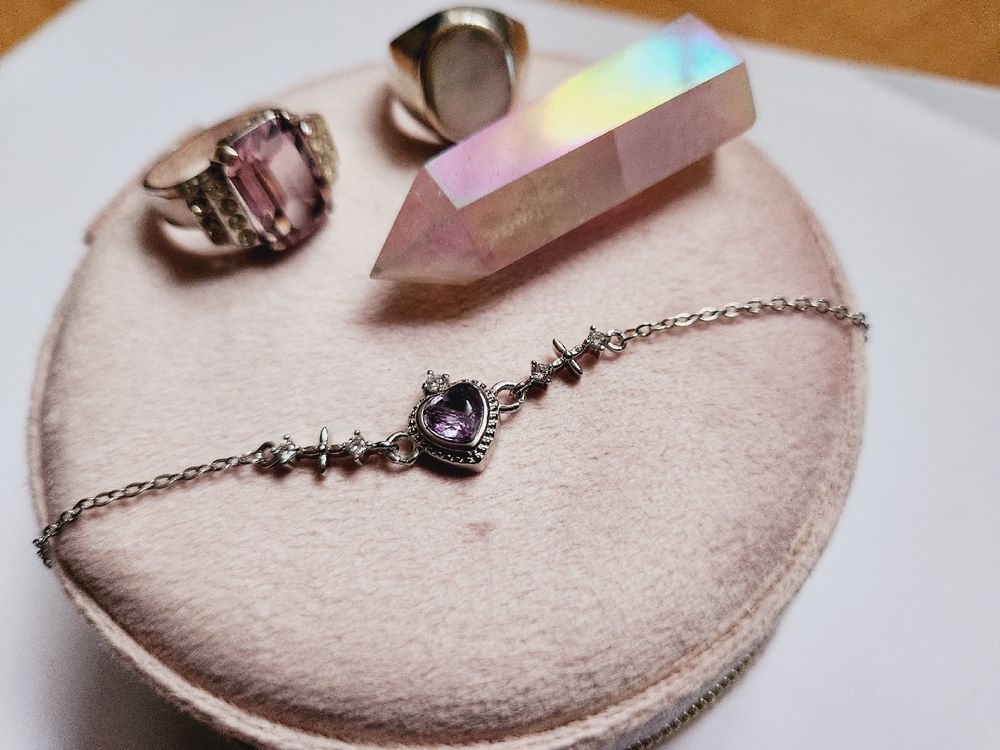 Princess Schmuck Set, Ringe, Armband, Edelstein, teil Silber (Gebraucht ...