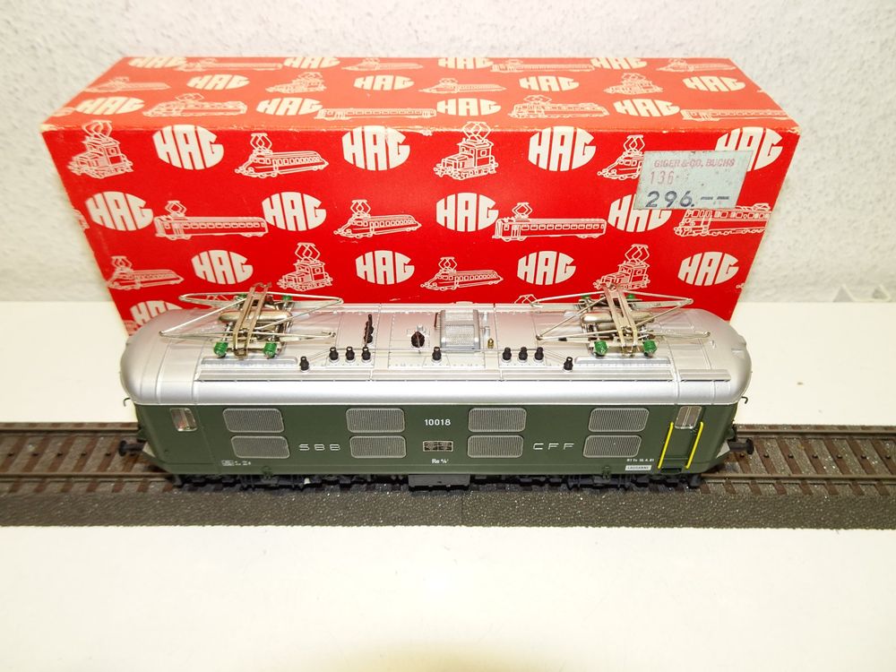 HAG Lokomotive SBB 10018 Re 4/4 l HO Nr. 225 (B1) (Neu (gemäss Beschreibung)) in Luzern für CHF ...