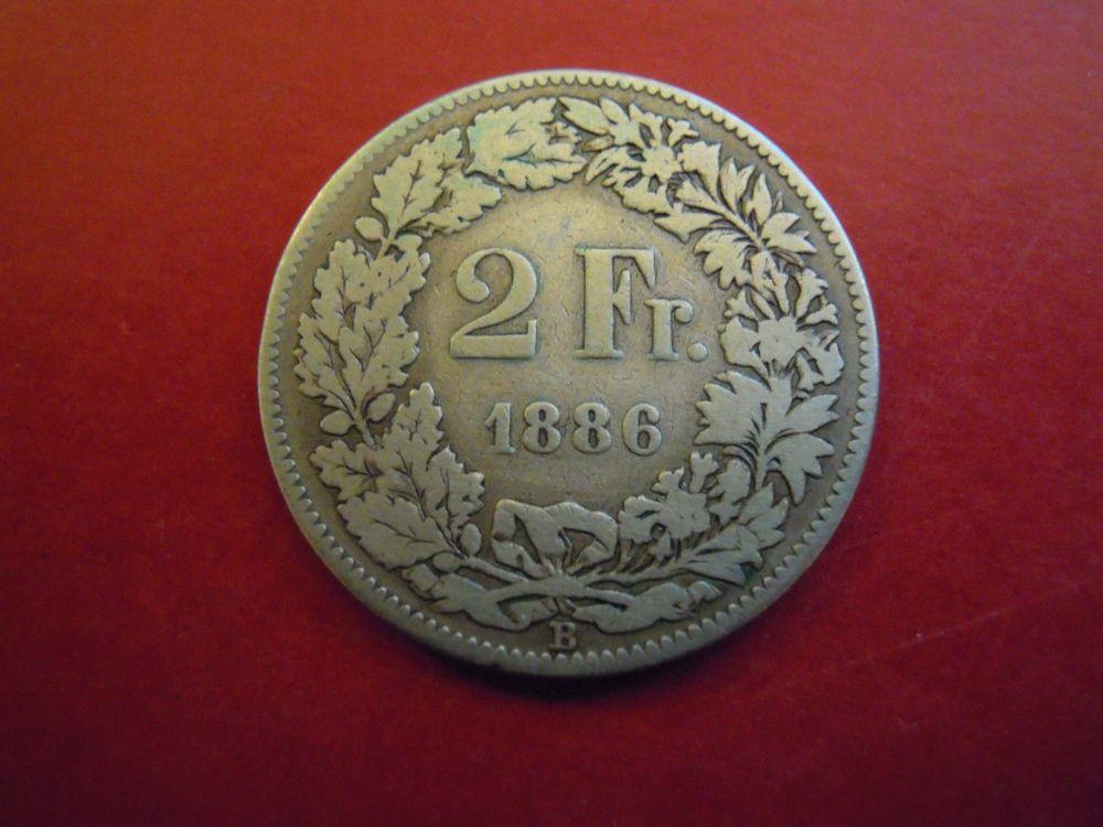 2 Fr. 1886 uralt (Gebraucht) in Kriegstetten für CHF 6.7 – nur Abholung auf Ricardo kaufen