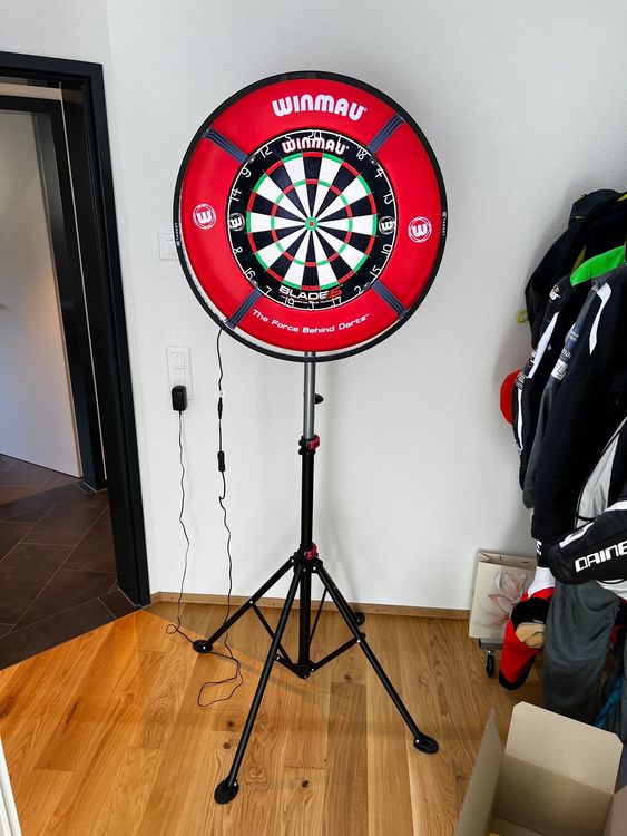 Dartboardständer Winmau inkl. Beleuchtung / Dartboard / Ring | Kaufen ...