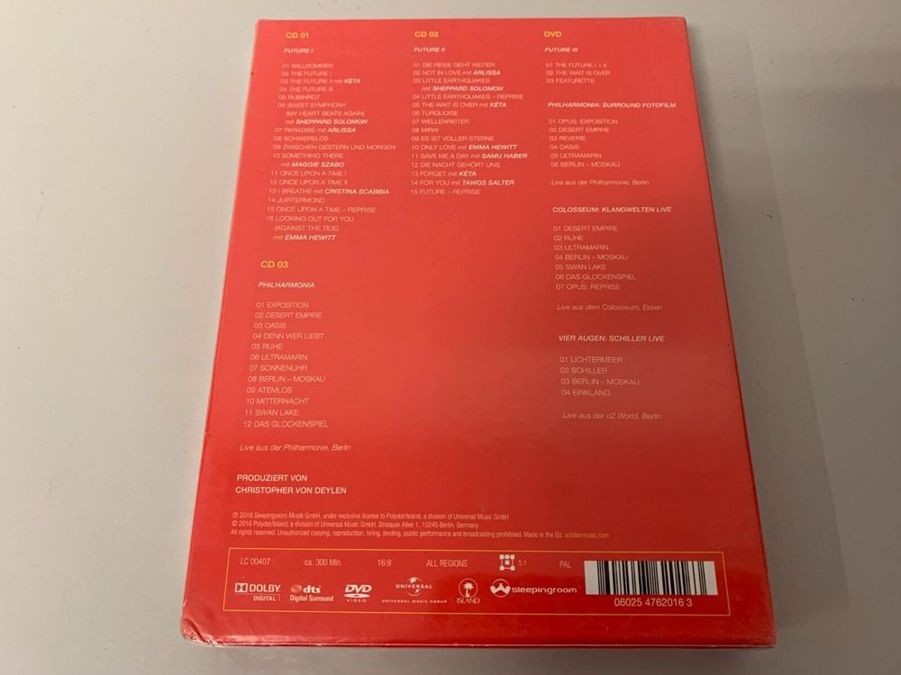 Schiller - Future (Super Deluxe Edition, 3 CDs + DVD) (Neu und originalverpackt) in Baden für ...