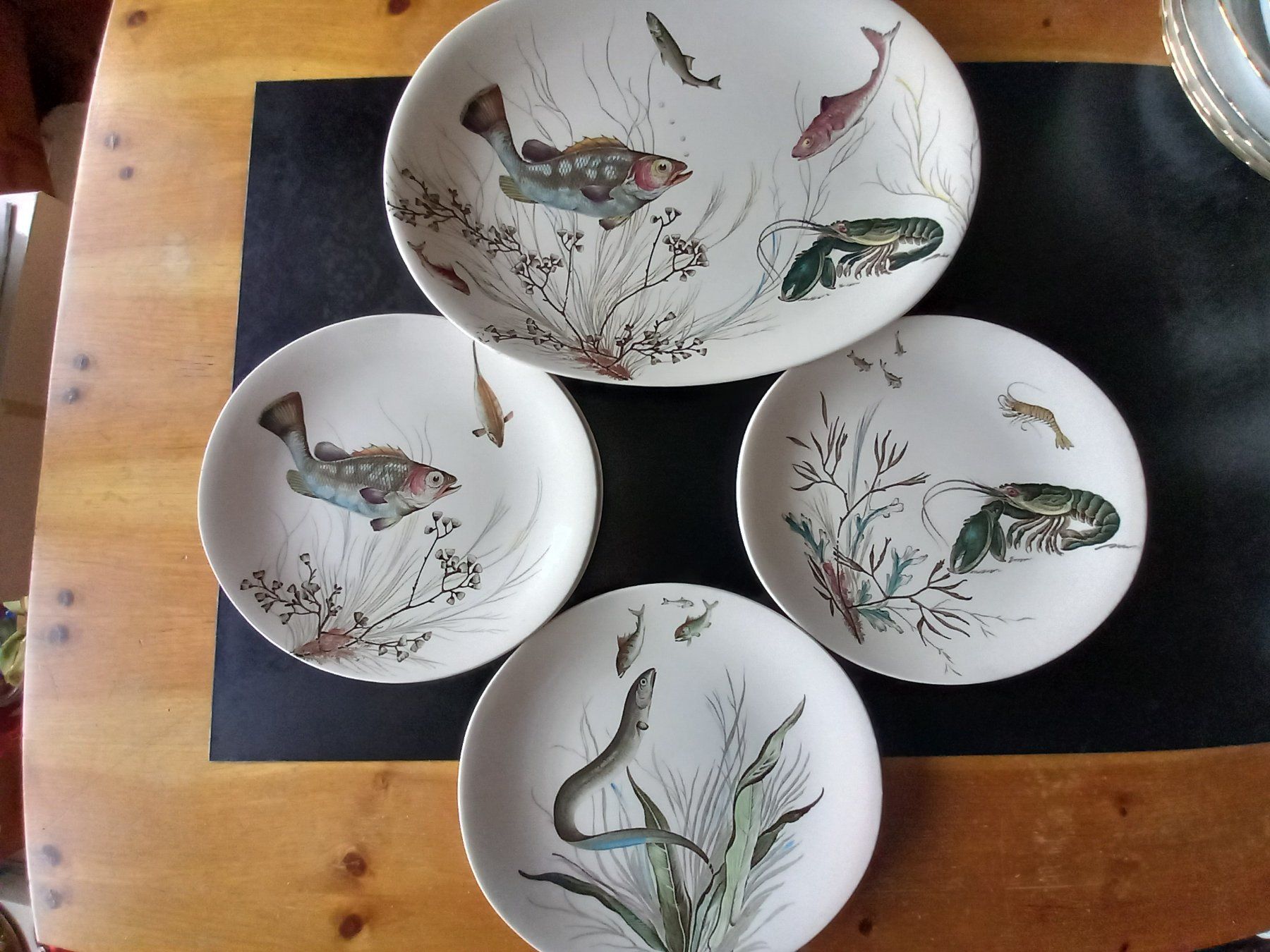 Geschirrset Fish von Johnsen Bros, Nummeriert - 5 teilig (Gebraucht) in ...