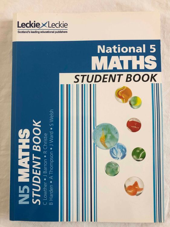 Buch: English National 5 Math Student Book (Gebraucht) in Balzers für ...