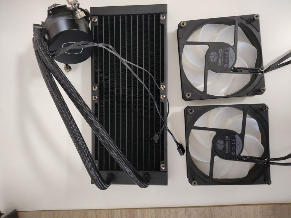 CPU Cooler Master Water 240 Radiator AIO ML240L RGB Black (Gebraucht ...