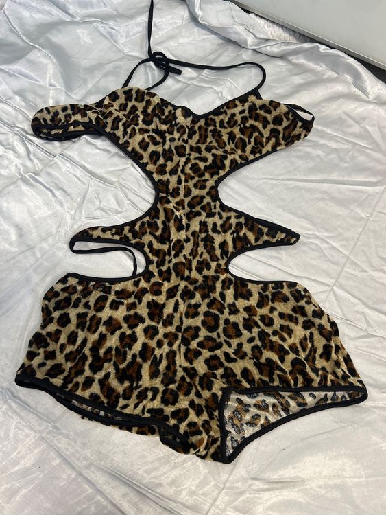 Sexy Leopard Print Body Figurbetont Gr M NEU (Neu und originalverpackt ...