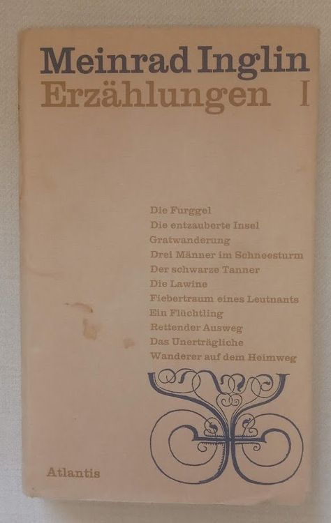 Meinrad Inglin - Erzählungen I | Kaufen auf Ricardo