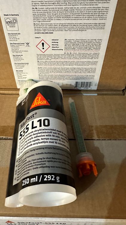 SikaFast 555 L10 Strukturklebstoff weiß-grau 250 m (Neu (gemäss ...