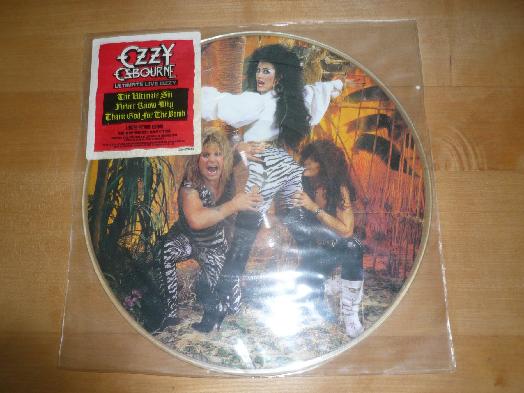 Ozzy Osbourne – Ultimate Live Ozzy - PICTURE DISC - USA 1986 (Neu und ...