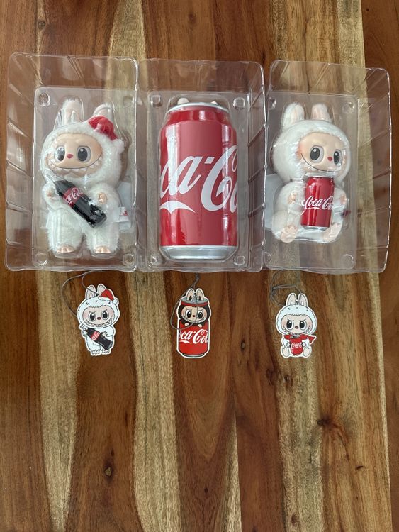 Labubu Coca-Cola Full Set, inklusive secret One, 3 Labubus (Neu (gemäss ...
