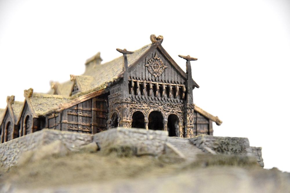 Weta Edoras Golden Hall statue - Lord of the rings | Kaufen auf Ricardo