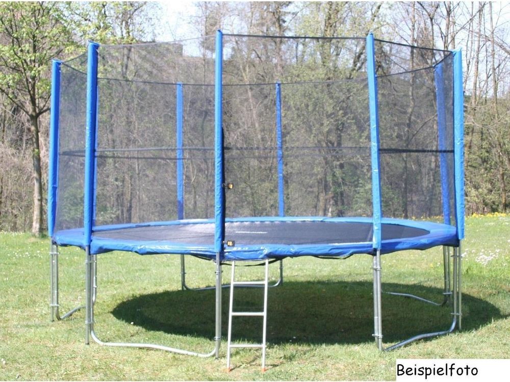 Trampolin Gigajump Profi 4.27m inkl. Netz und Leiter ab Fr1 (Neu und originalverpackt) in ...