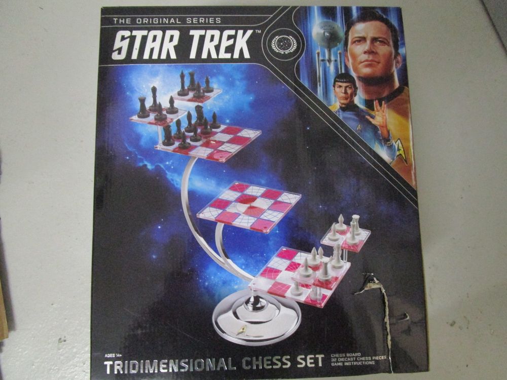 Star Trek The Noble Collection Tri Dimensional 3D Schach (Neu (gemäss ...
