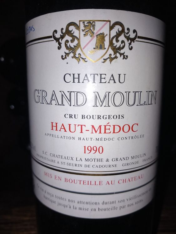Chateau grand moulin haut-medoc 1990 (Neu (gemäss Beschreibung)) in für ...
