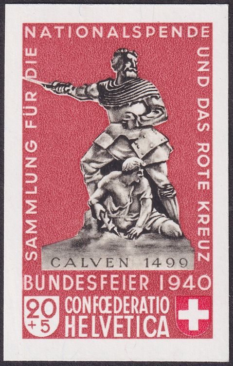 1940, Blockausschnitt B10 postfrisch ** SBK: 100.-+ (Gebraucht) in ...