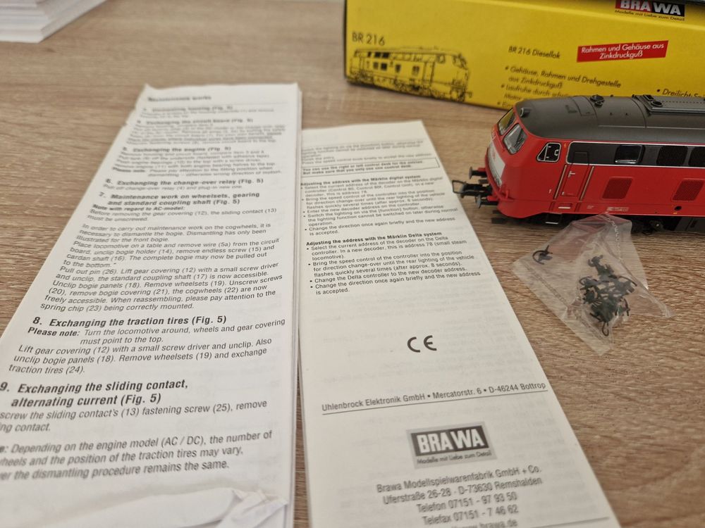 Brawa 0389 Diesellok BR 216 DB Digital H0 (Neuf avec emballage d ...