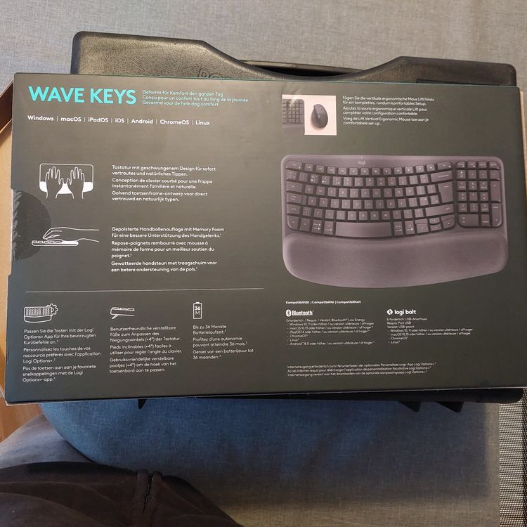 Logitech Wave Keys (neuer Zustand) (Neu (gemäss Beschreibung)) in Mund ...