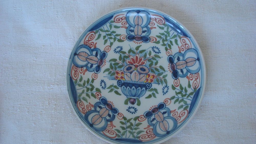 Antiker Wandteller Delfts Polychron Makkum Holland 1900 | Kaufen auf ...