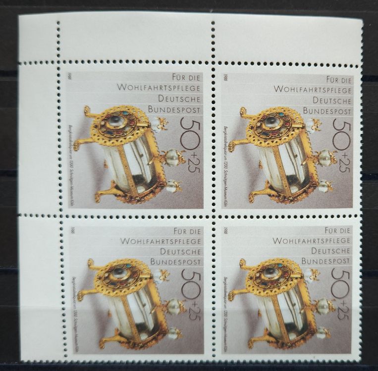 Deutschland-Mi 1383 ** Viererblock (20) (Neu und originalverpackt) in Hittnau für CHF 1 – mit ...