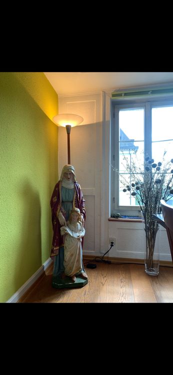 Heiligen Figur - Anna mit Maria - Gibs-Statue - Kirchenfigur (Neu ...