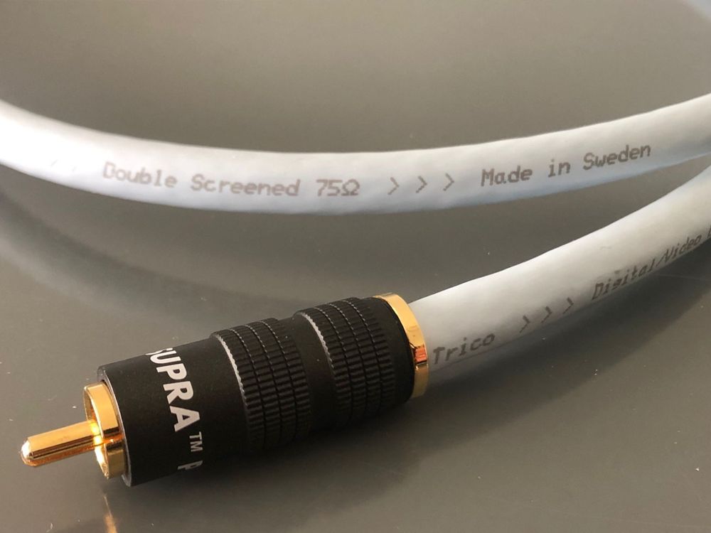SUPRA TRICO Digital Coaxial Kabel 100cm (Gebraucht) in Lugano für CHF ...