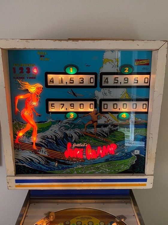 Pinball Flipper Surf Champ von Gottlieb (Gebraucht) in Regensdorf für ...