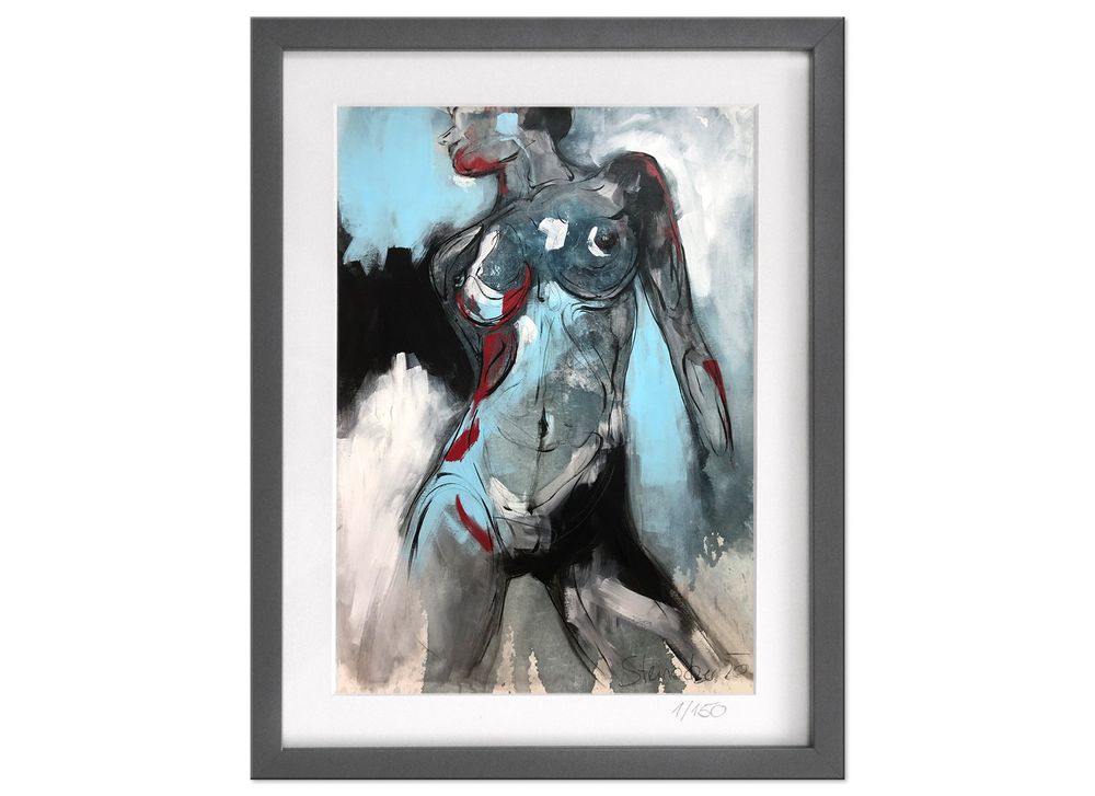 Akt Limitierter Kunstdruck "erhaben" [2/150] (Neu und originalverpackt ...