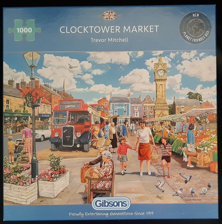 Gibsons Puzzle 1000 Teile, Clocktower Market | Kaufen auf Ricardo